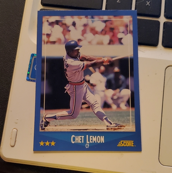 Other | Chet Lemon Baseball Card | Poshmark